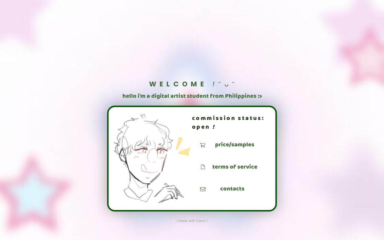 commission sheet!